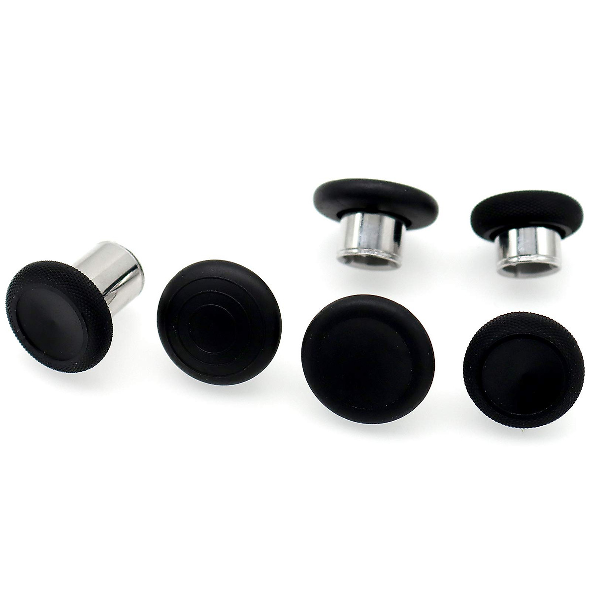 Deal4GO 6-Pack Replacement Magnetic Analog Thumbstick Swap Set for Xbox One Elite 2 Controller Thumb Stick Black