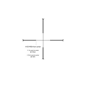 Vantage Riflescope 3-9X50, 1", 30/30 Duplex (Wire)