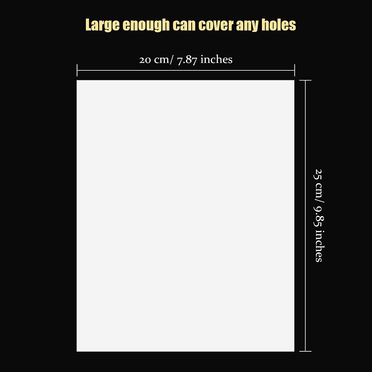 20 Pieces Vinyl Siding Repair Kit Self-Adhesive PVC Vinyl Tape for Vinyl Siding Fence Covering Cracks Holes Blemishes Tools