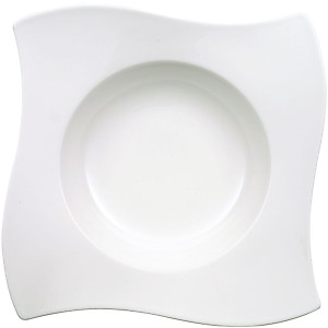 Villeroy & Boch New Wave Pasta Plate, White, Large