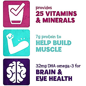 PediaSure Grow & Gain with Fiber, 3g Fiber to Support a Healthy Digestive System, Nutrients for Immune Support, Kids Nutritional Shake, DHA Omega-3, Non-GMO, Strawberry, 7.4 fl oz (Pack of 24)