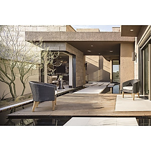 Progress Lighting 6" LED Square Cylinder Collection Modern Outdoor Up/Down Wall Lantern Light Antique Bronze