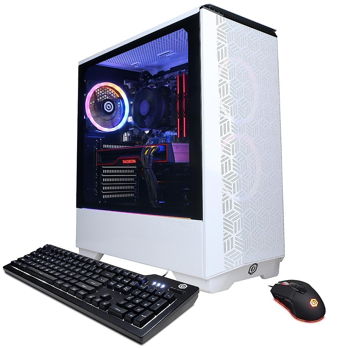 CyberPowerPC Gamer Master PC, AMD Ryzen 5 5600X 3.7GHz, 16GB DDR4, AMD Radeon RX 6700 XT 12GB, 500GB PCI-E NVMe SSD, WiFi Ready & Win 10 Home (GMA670)