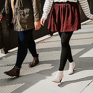 No nonsense Women's Super Opaque Control-Top Tights, Black, Small