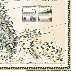 National Geographic United States Wall Map - Executive (Poster Size: 36 x 24 in) (National Geographic Reference Map)