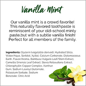 Woo Bamboo Toothpaste Vanilla Mint-4 Oz