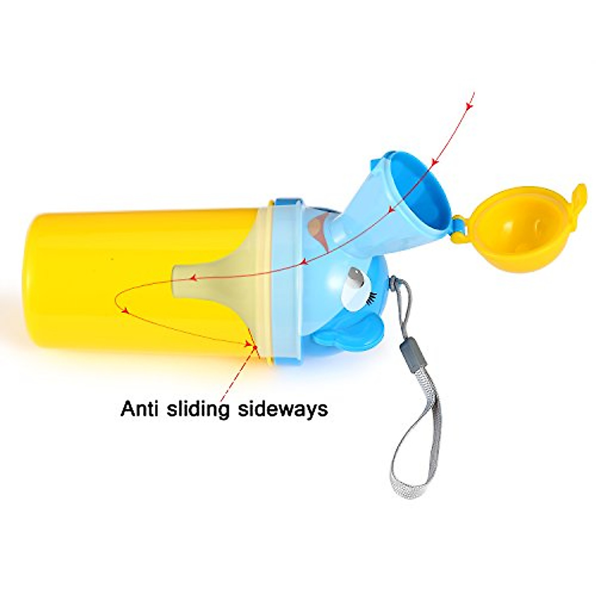 ONEDONE Portable Baby Child Potty Urinal Emergency Toilet for Camping Car Travel and Kid Potty Pee Training (boy) …