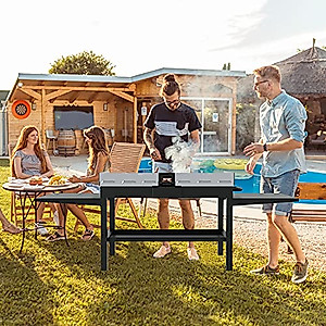 BQMAX Wind Guard for Blackstone 36" Griddle, Wind Guards for Blackstone 36" Griddle and Other Griddle, Stainless Steel Wind Screen (NOT Aluminum)