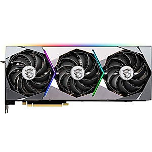 MSI Gaming GeForce RTX 3090 24GB GDRR6X 384-Bit HDMI/DP 1875 MHz Ampere Architecture OC Graphics Card (RTX 3090 Suprim X 24G)