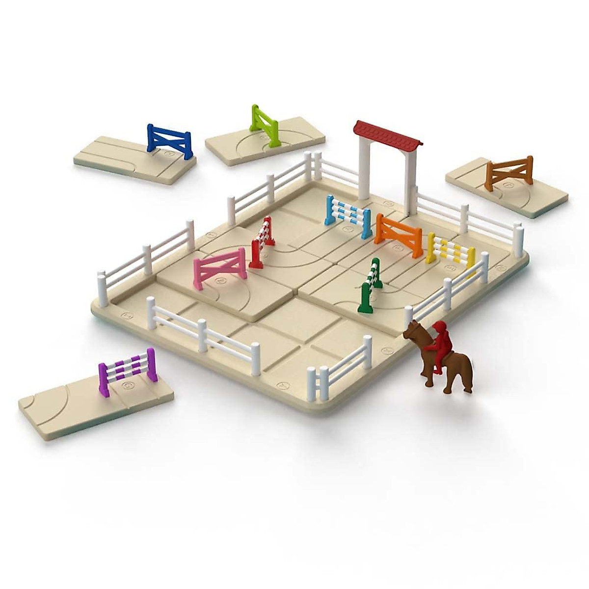 SmartGames Horse Academy Path-Building Game with 80 Challenges for Ages 7 to Adult