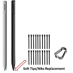 (20 Pack) EMR Digital Pen Tips,Nibs for Remarkable 1/2 Stylus Pen Replacement Nibs/Tips Black