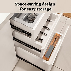 Whetstone Holder for Sink-Ideal for Chef, Cook, Butcher, Knife Collector - Made of Warm Acacia Wood-Sharpen with No Mess-Hyper-Adjustable & Easy Setup