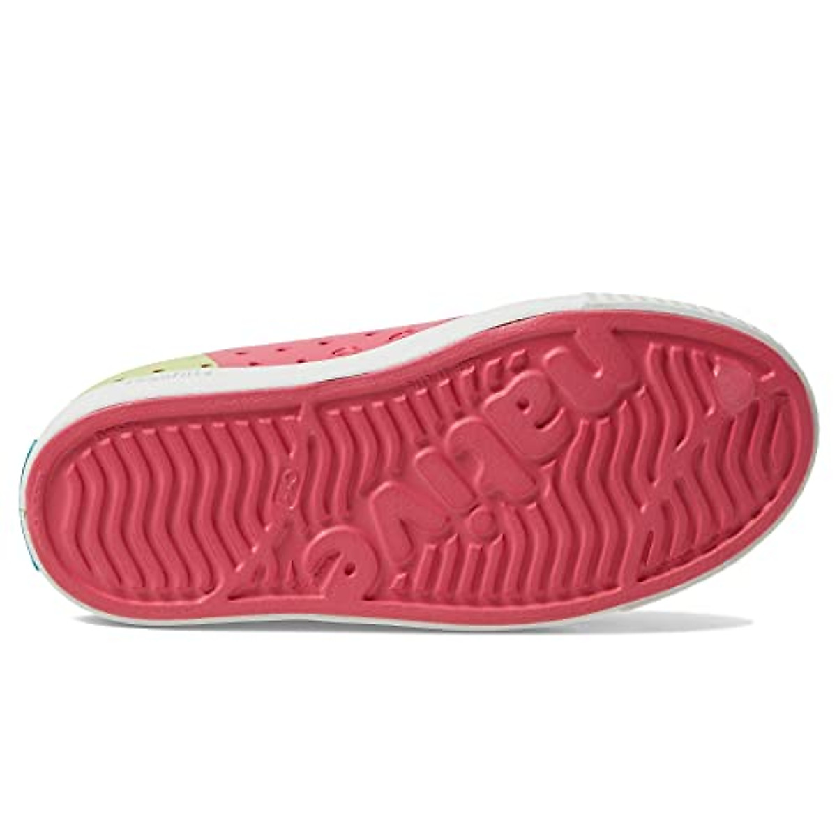 Native Shoes Jefferson Sugarlite Block (Little Kid) Dazzle Pink/Shell White/Celery Maria Starfish Block 2 Little Kid M