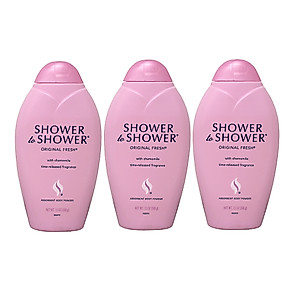 SHOWER TO SHOWER Body Powder Original Fresh 13 oz (Pack of 3)
