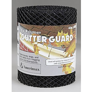 Amerimax Gutter Guard 6 " X 20 ' Plastic Blk