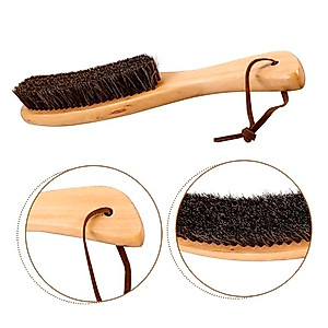 Anneome Dust Brush Whisk Broom Cleaning Scrub Brush Garment Brush Dust Remover Brush Furniture Brush Hat Brush Clothes Brush Car Brush Small Broom Hand Broom Brush Clothing Brush Wood