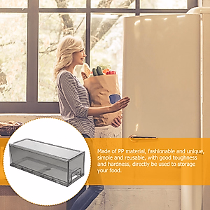 Kichvoe plastic storage drawers plastic containers plastic drawers fridge storage containers fruit container vegetable container fridge drawers pull out pp Storage Box refrigerator