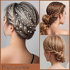 Teenitor Face Gems Self Adhesive Face Rhinestone Makeup Festival Face Jewels Stick On Pearls Hair Gems Concert Makeup Gems for Face, Hair, Body, Eye