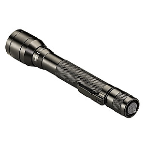 Streamlight 71701 Jr. F-Stop 250-Lumen Flood/Spot LED Flashlight with Alkaline Batteries, Black, Box