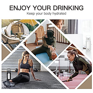 chunmo 64oz Glass Water Bolttles with Straw Half Gallon Large Motivational Water Bottle with Time Marker Sports Water Bottles with Silicone Sleeve and Handle Lid Water Jug for Gym Workout