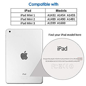 JETech Screen Protector for iPad mini 1 2 3 (Not mini 4/5/6), Tempered Glass Film, 1-Pack