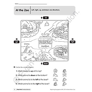 Beginning Geography Workbook, Homeschooling and Classroom Resource Workbook (Beginning Geography (Evan-Moor))