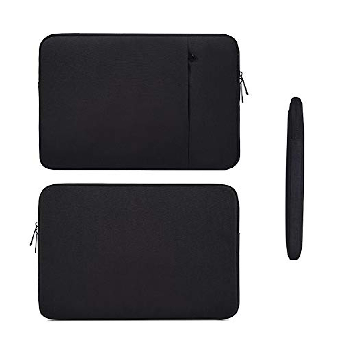 Laptop Sleeve 14 Inch Computer Case Bag for Dell Latitude/Inspiron 14/ XPS 15, HP EliteBook/Chromebook x360/ Pavilion/Stream 14, Lenovo Yoga IdeaPad Flex ThinkPad, ASUS VIvoBook, Black