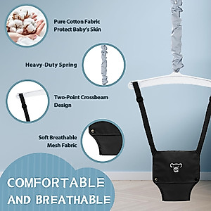 Baby Jumper with Stand,Baby Bouncer,Easy Set-Up,Baby Exerciser for Active Babies,Suitable for Indoor and Outdoor