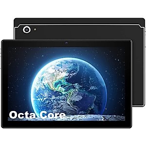 Tablet Android 10.0, 10.1 Inch Computer Tablets, 3GB RAM 32GB Storage, 13MP Rear Camera, HD Display Screen,6000mA Battery, Wi-Fi, GPS, FM, Bluetooth, Black