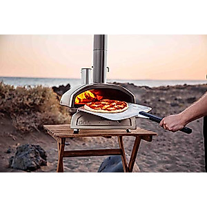 Ooni 12” Perforated Pizza Peel – Long Handle Perforated Aluminium Pizza Paddle – Lightweight Pizza Turning Peel – Ooni Outdoor Pizza Oven Accessories…