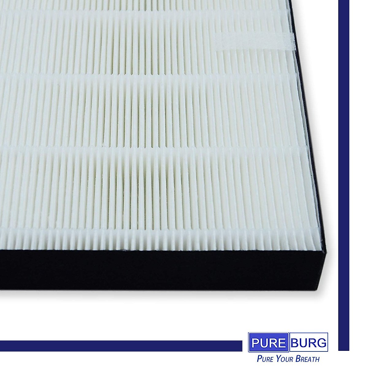 PUREBURG FP-F60UW Replacement True HEPA Filter Set Compatible with Sharp FZ-F60HFU FZ-F60DFU Fits Sharp FP-F60UW FP-F60U-W Air Purifier