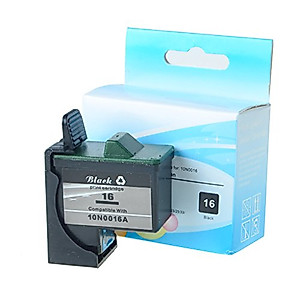 SuperInk 3 Black Remanufactured Ink Cartridge Replacement for Lexmark 16 #16 10N0016 Z645 1200i M700 X1270 X1180 X1185 High-Yield
