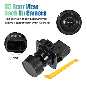 X AUTOHAUX Back Up Camera EL3T-19G490-AA Rear View Park Assist Reverse Camera with Pry Bar for Ford F-150 2011-2014