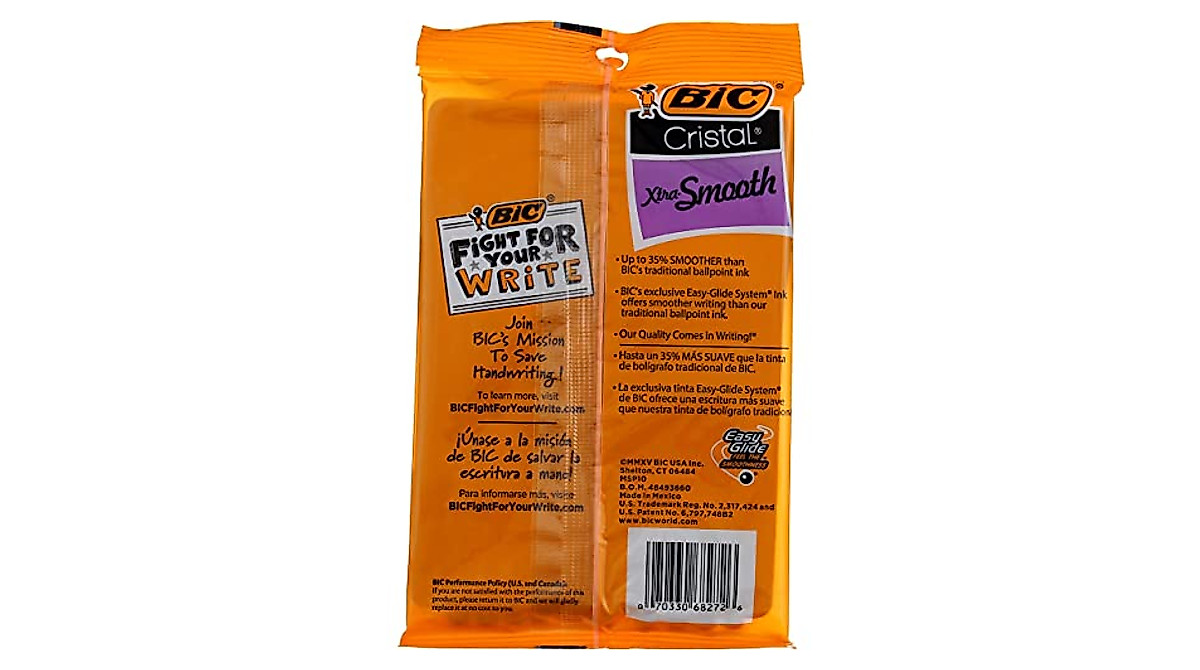 BIC Cristal Ballpoint Pen - 10 Pack for Smooth Writing