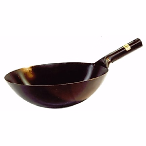 Sunrise Kitchen Supply 16" Japanese Style Steel Wok