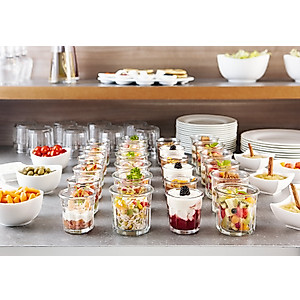 Set of 12 Durable Drinking Glasses | Clear Heavy Base Working Glasses Ideal for Water, Juice, Beer, Wine, and Cocktails, 14 ounce