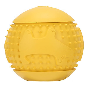 Zerodis Dog Chew Toy,Durable Dog Interactive Toy Dog Rugby Dog Leakage Food Ball Pet Interactive Ball Toy Pet Puzzle Toys for Aggressive Chewers