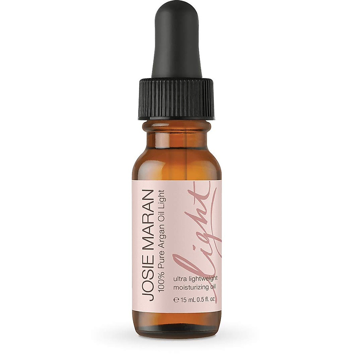 Josie Maran 100% Pure Argan Oil Light - Organic and Natural Oil that Nourishes, Conditions, and Heals (Travel .5oz/15ml)