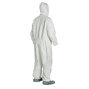 DuPont TY122SWHMD0006G1 Tyvek Hooded Coveralls, 2XL Size, Pack of 25