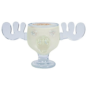 Officially Licensed National Lampoons Christmas Vacation Glass Moose Mug - SINGLE Mug