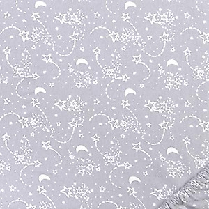 Trend Lab Stars and Moon Flannel Fitted Crib Sheet (103783)