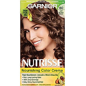 Garnier Nutrisse Haircolor - 60 Acorn (Light Natural Brown) 1 Each