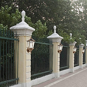 TWTCC Wall Mounted Light Solar Wall Light Outdoor Wall Lamp Outdoor Light Entry Light Door Post Villa Waterproof Garden Wall Light Garden Wall Lantern Home Reading Light