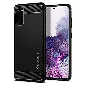 Spigen Rugged Armor Designed for Samsung Galaxy S20 Case/Galaxy S20 5G Case (2020) - Matte Black
