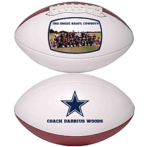 Personalized Custom Photo Regulation Football - Any Image - Any Text - Any Logo