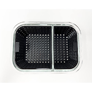Dual Dunk Iso Soak Cleaning Station (Small, Black)