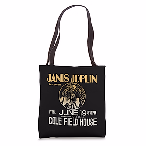 Janis Joplin In Concert Tote Bag
