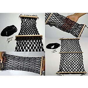 BuyLover -Chameleon Accessories cage, Reptile Hammock Climbing- Bird Ladder, Bearded Dragon, Hamster Bridge, Chicken coops Swing, Rat Toys, Parakeet, Terrarium Decor- 1 pc 22" H x 5" L