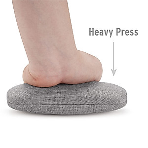 Marvolia Glasses Case Hard Shell Eyeglasses Case Linen Fabrics Protective Case for Sunglasses Eyeglasses with Cleaning Cloth for Men Women - Grey