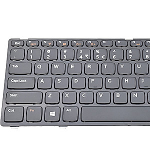 SUNMALL Keyboard Compatible with Dell inspiron 13Z-5323 14Z-5423 14Z-4523 14Z-3528 14Z-3526 14Z-5323,Vostro 3360 v3360 v3560D V3360D V3450D V3460D Series Laptop Black US Layout 5FCV3 V128725BS1 90.4